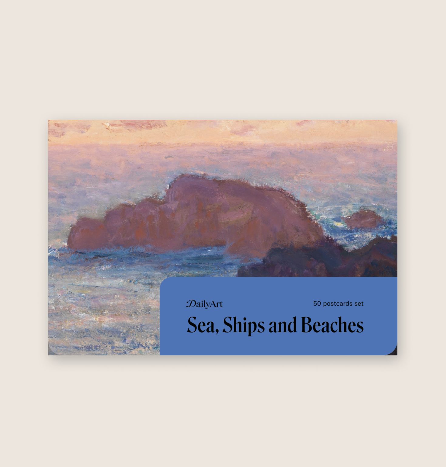Sea, Ships and Beaches 50 Postcards Set – DailyArt Shop